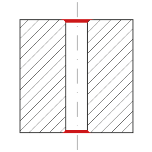 Bohrungen beidseitig entgraten | OneOperation | HEULE - Heule Werkzeug AG